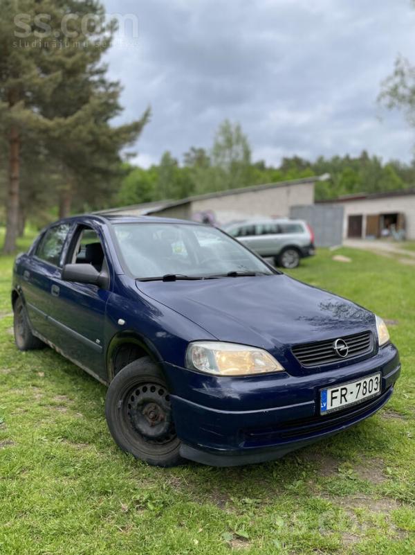 Blue Opel Astra 2005 in Jelgava, with an engine capacity of 1.40 L and mileage of 166 thousand km for 1200 €, photo 8 on AUTOMOTO.COM.LV