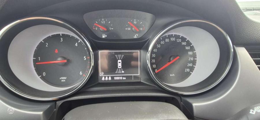 Blue Opel Astra 2017 in Kaunas, with an engine capacity of 1.60 L and mileage of 108 thousand km for 5550 €, photo 11 on AUTOMOTO.COM.LV