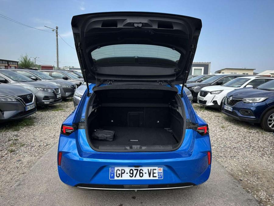 Zils Opel Astra 2023 Viļņa, ar dzinēja tilpumu 1.20 L un nobraukumu 165 tūkst. km par 13914 €, foto 9 vietnē AUTOMOTO.COM.LV