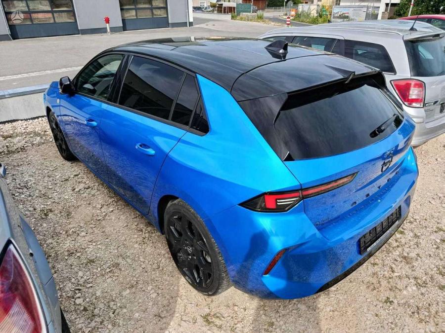 Blue Opel Astra 2024 in Vilnius, with an engine capacity of 1.20 L and mileage of 30 thousand km for 13000 €, photo 11 on AUTOMOTO.COM.LV