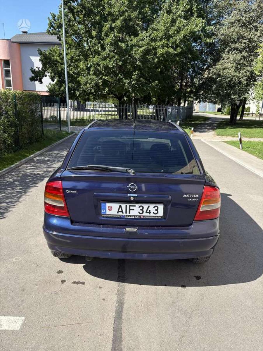 Blue Opel Astra 1999 in Marijampole, with an engine capacity of 2.00 L and mileage of 251 thousand km for 400 €, photo 12 on AUTOMOTO.COM.LV