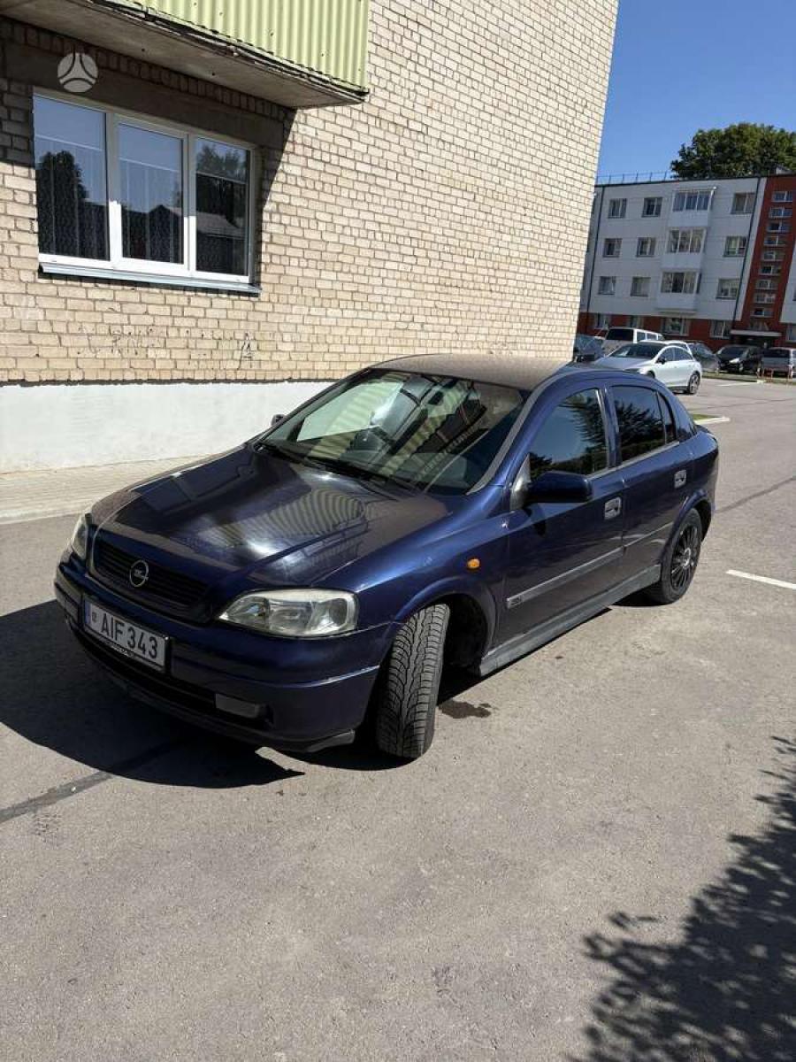 Blue Opel Astra 1999 in Marijampole, with an engine capacity of 2.00 L and mileage of 251 thousand km for 400 €, photo 14 on AUTOMOTO.COM.LV