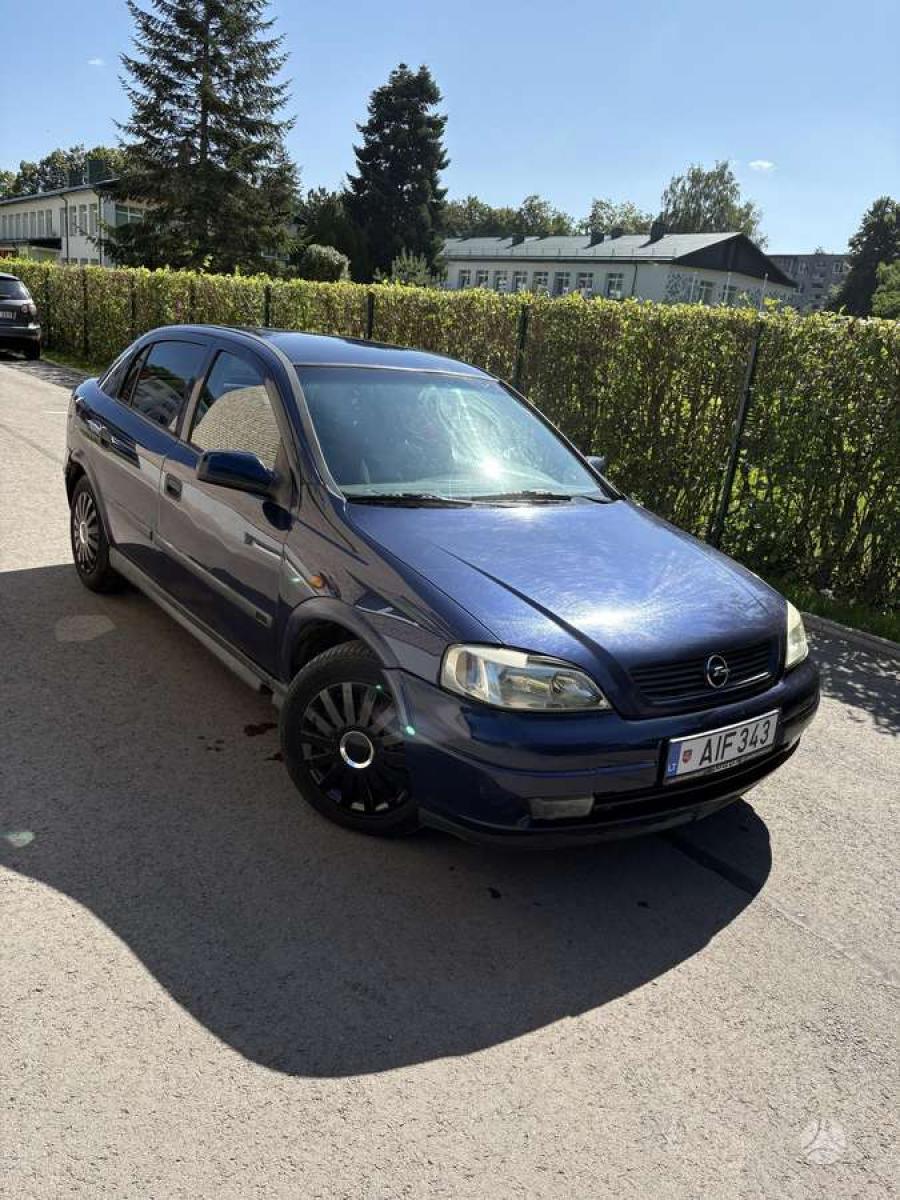 Blue Opel Astra 1999 in Marijampole, with an engine capacity of 2.00 L and mileage of 251 thousand km for 400 €, photo 17 on AUTOMOTO.COM.LV