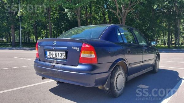 Синий Опель Астра 2001 в Алуксне, объемом двигателя 1.60 л и пробегом 0 тыс. км за 1350 €, фото 5 на AUTOMOTO.COM.LV