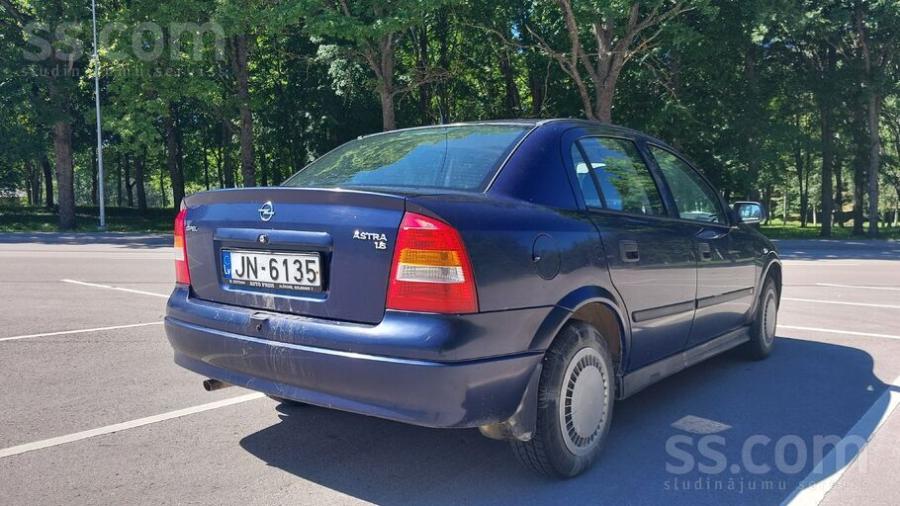 Zils Opel Astra 2001 Alūksne, ar dzinēja tilpumu 1.60 L un nobraukumu 0 tūkst. km par 1350 €, foto 6 vietnē AUTOMOTO.COM.LV
