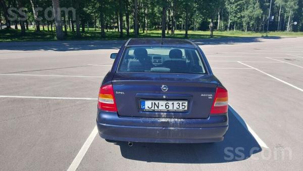 Синий Опель Астра 2001 в Алуксне, объемом двигателя 1.60 л и пробегом 0 тыс. км за 1350 €, фото 8 на AUTOMOTO.COM.LV