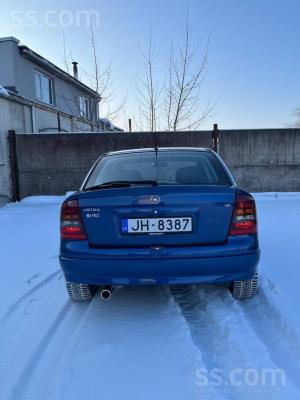 Blue Opel Astra 2002 in Jelgava, with an engine capacity of 1.60 L and mileage of 319 thousand km for 900 €, photo  on AUTOMOTO.COM.LV