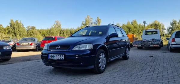 Zils Opel Astra 1999 Valmiera, ar dzinēja tilpumu 1.60 L un nobraukumu 264 tūkst. km par 1000 €, foto 7 vietnē AUTOMOTO.COM.LV