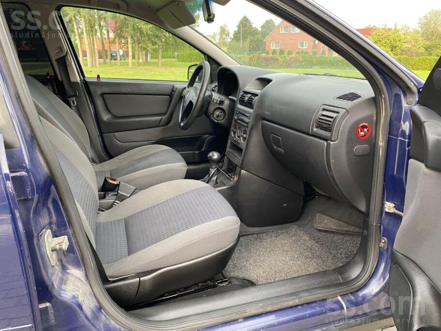 Blue Opel Astra 2004 in Balvi, with an engine capacity of 2.00 L and mileage of 0 thousand km for 1350 €, photo 14 on AUTOMOTO.COM.LV