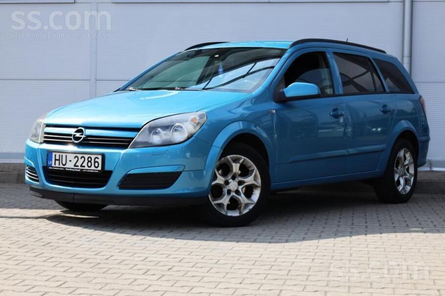 Blue Opel Astra 2005 in Riga, with an engine capacity of 1.60 L and mileage of 0 thousand km for 1495 €, photo 1 on AUTOMOTO.COM.LV