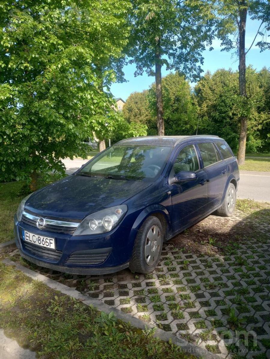 Blue Opel Astra 2006 in Jelgava, with an engine capacity of 1.60 L and mileage of 0 thousand km for 750 €, photo 1 on AUTOMOTO.COM.LV