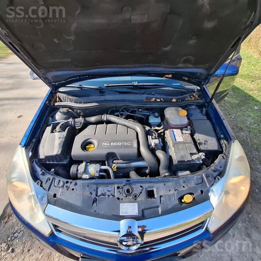 Blue Opel Astra 2007 in Riga, with an engine capacity of 1.70 L and mileage of 320 thousand km for 2130 €, photo 7 on AUTOMOTO.COM.LV