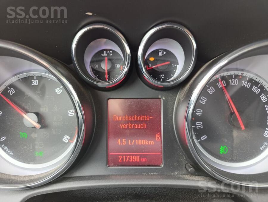 Blue Opel Astra 2012 in Rezekne, with an engine capacity of 1.70 L and mileage of 217 thousand km for 3950 €, photo 20 on AUTOMOTO.COM.LV