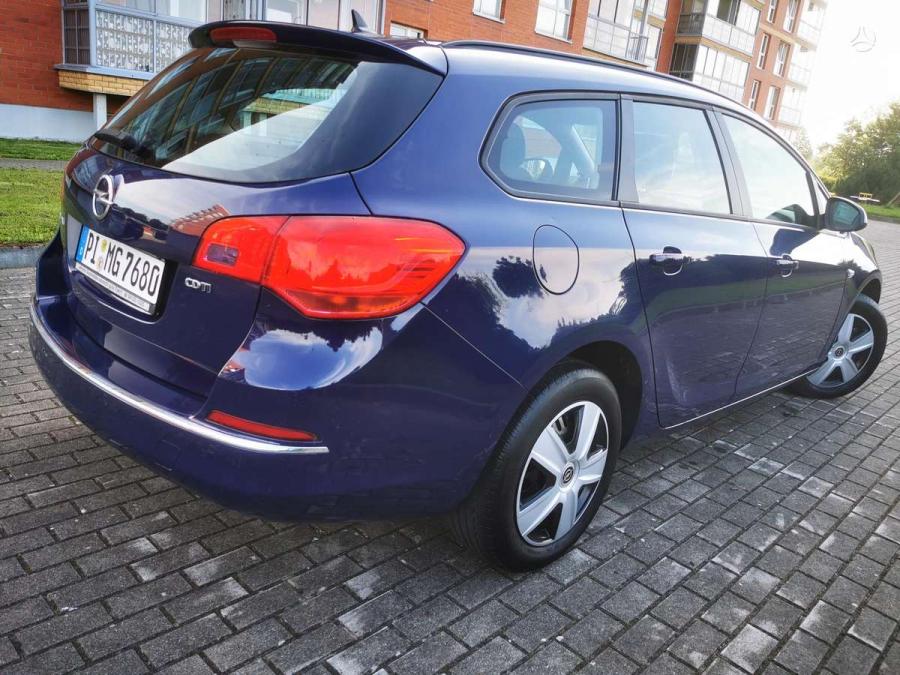 Zils Opel Astra 2013 Klaipėda, ar dzinēja tilpumu 1.69 L un nobraukumu 219 tūkst. km par 3590 €, foto 7 vietnē AUTOMOTO.COM.LV