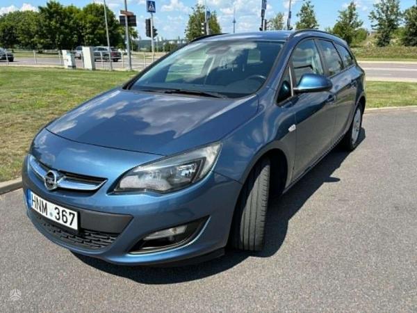 Синий Опель Астра 2014 в Вильнюс, объемом двигателя 1.60 л и пробегом 153 тыс. км за 4499 €, фото 4 на AUTOMOTO.COM.LV