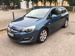 Zils Opel Astra 2014 Raseiniai, ar dzinēja tilpumu 1.25 L un nobraukumu 290 tūkst. km par 4200 €, foto  vietnē AUTOMOTO.COM.LV