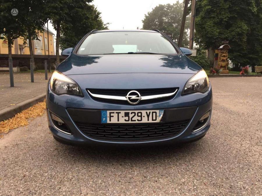 Zils Opel Astra 2014 Raseiniai, ar dzinēja tilpumu 1.25 L un nobraukumu 290 tūkst. km par 4200 €, foto 3 vietnē AUTOMOTO.COM.LV
