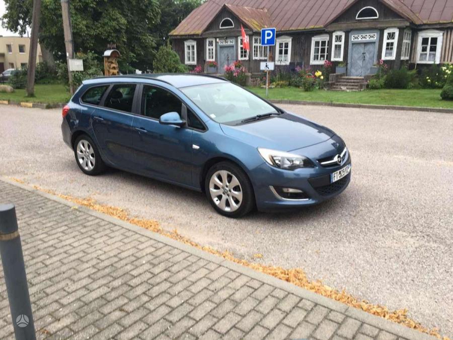 Zils Opel Astra 2014 Raseiniai, ar dzinēja tilpumu 1.25 L un nobraukumu 290 tūkst. km par 4200 €, foto 22 vietnē AUTOMOTO.COM.LV