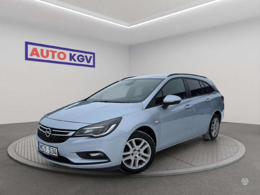 Blue Opel Astra 2016 in Vilnius, with an engine capacity of 1.60 L and mileage of 217 thousand km for 5199 €, photo 1 on AUTOMOTO.COM.LV