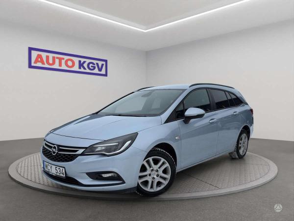 Blue Opel Astra 2016 in Vilnius, with an engine capacity of 1.60 L and mileage of 217 thousand km for 4799 €, photo 1 on AUTOMOTO.COM.LV