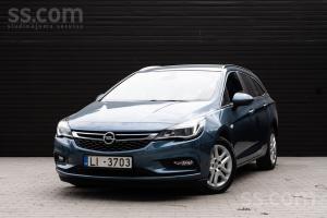 Zils Opel Astra 2017 Rīga, ar dzinēja tilpumu 1.60 L un nobraukumu 310 tūkst. km par 6490 €, foto  vietnē AUTOMOTO.COM.LV