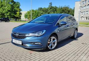 Синий Опель Астра 2017 в Каунас, объемом двигателя 1.60 л и пробегом 78 тыс. км за 9800 €, фото  на AUTOMOTO.COM.LV