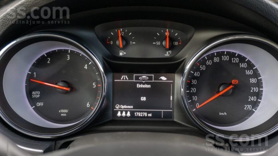 Blue Opel Astra 2017 in Riga, with an engine capacity of 1.60 L and mileage of 288 thousand km for 5690 €, photo 19 on AUTOMOTO.COM.LV