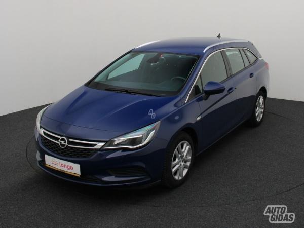 Blue Opel Astra 2018 in Vilnius, with an engine capacity of 1.60 L and mileage of 171 thousand km for 7999 €, photo 1 on AUTOMOTO.COM.LV