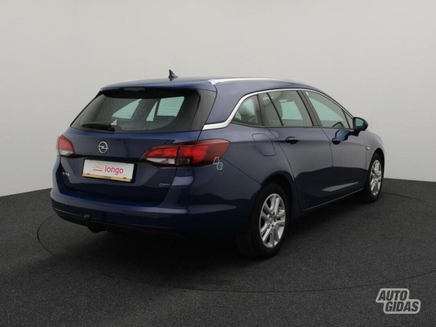 Blue Opel Astra 2018 in Vilnius, with an engine capacity of 1.60 L and mileage of 171 thousand km for 7999 €, photo 8 on AUTOMOTO.COM.LV