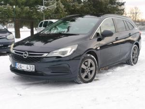 Zils Opel Astra 2018 Rīga, ar dzinēja tilpumu 1.60 L un nobraukumu 147 tūkst. km par 8100 €, foto  vietnē AUTOMOTO.COM.LV
