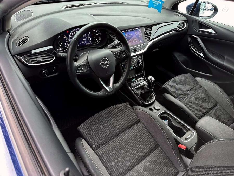 Zils Opel Astra 2020 Kauņa, ar dzinēja tilpumu 1.20 L un nobraukumu 125 tūkst. km par 8200 €, foto 8 vietnē AUTOMOTO.COM.LV