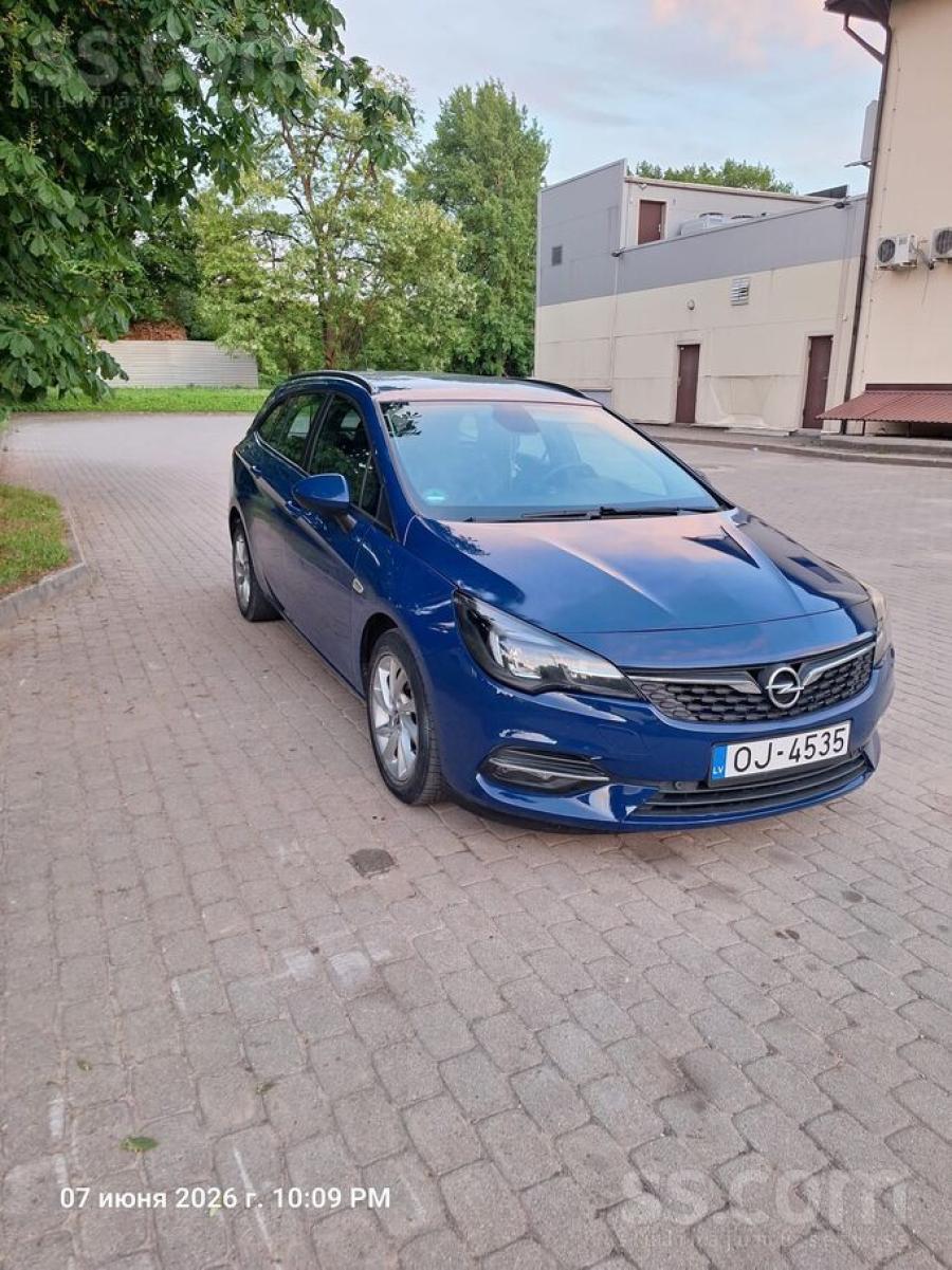 Zils Opel Astra 2020 Bauska, ar dzinēja tilpumu 1.50 L un nobraukumu 168 tūkst. km par 8000 €, foto 1 vietnē AUTOMOTO.COM.LV