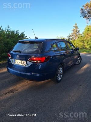 Zils Opel Astra 2020 Bauska, ar dzinēja tilpumu 1.50 L un nobraukumu 168 tūkst. km par 8000 €, foto 4 vietnē AUTOMOTO.COM.LV