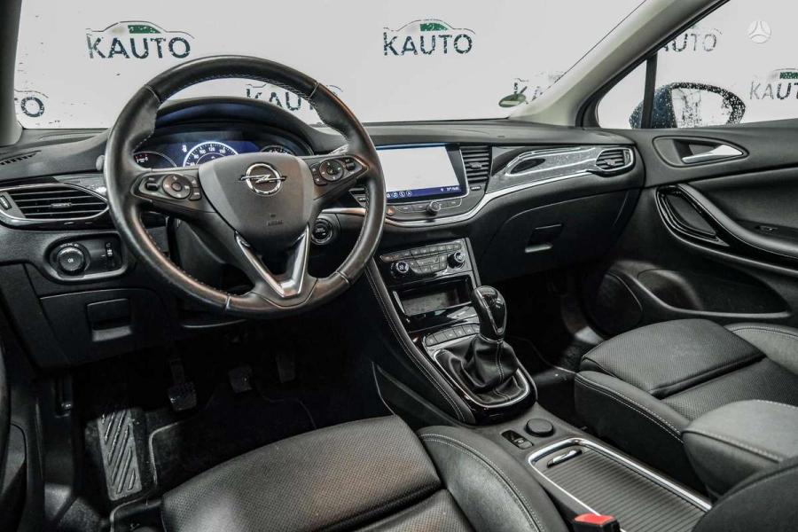 Blue Opel Astra 2020 in Kaunas, with an engine capacity of 1.20 L and mileage of 178 thousand km for 8290 €, photo 8 on AUTOMOTO.COM.LV