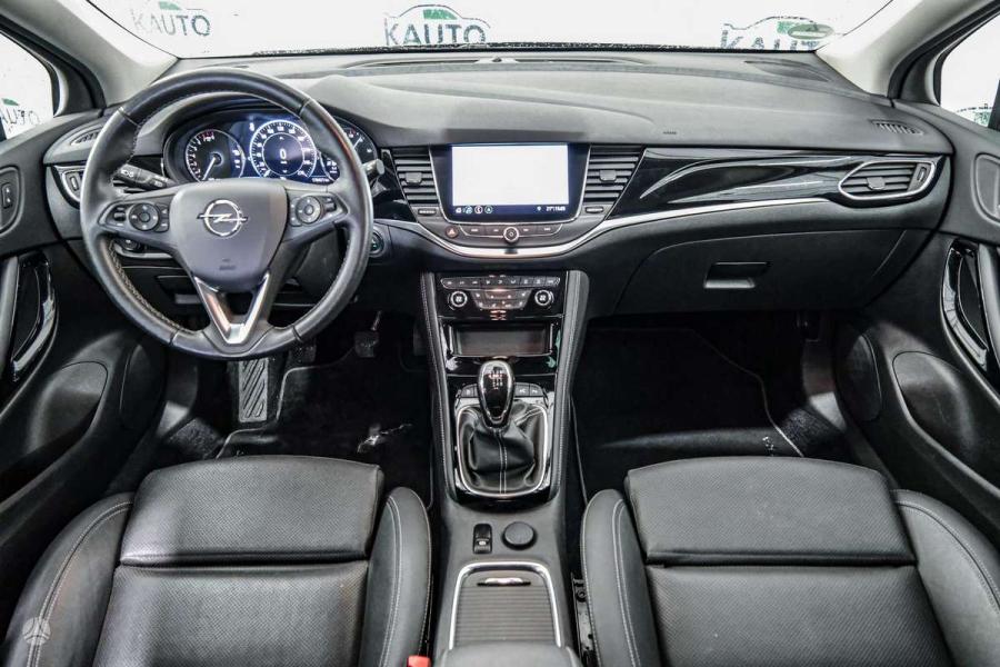Blue Opel Astra 2020 in Kaunas, with an engine capacity of 1.20 L and mileage of 178 thousand km for 8290 €, photo 9 on AUTOMOTO.COM.LV