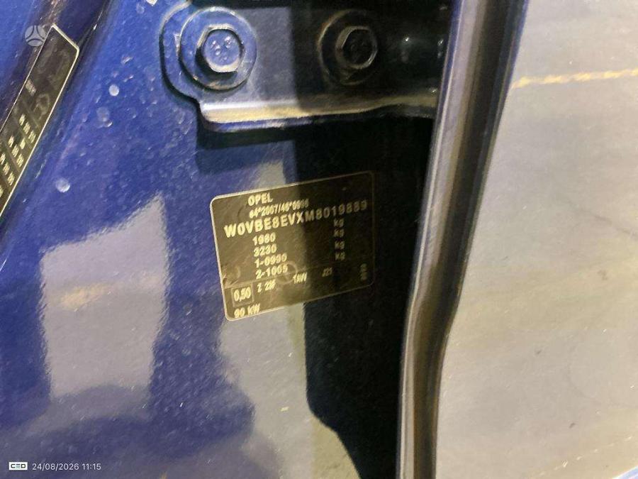 Zils Opel Astra 2023 Viļņa, ar dzinēja tilpumu 1.50 L un nobraukumu 92 tūkst. km par 8228 €, foto 13 vietnē AUTOMOTO.COM.LV