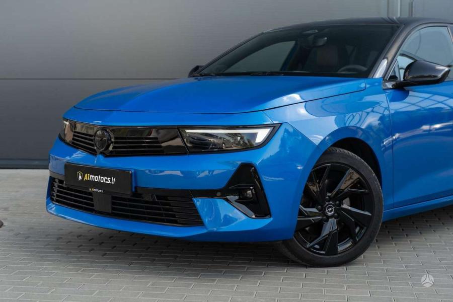 Blue Opel Astra 2024 in Vilnius, with an engine capacity of 1.50 L and mileage of 64 thousand km for 15250 €, photo 3 on AUTOMOTO.COM.LV