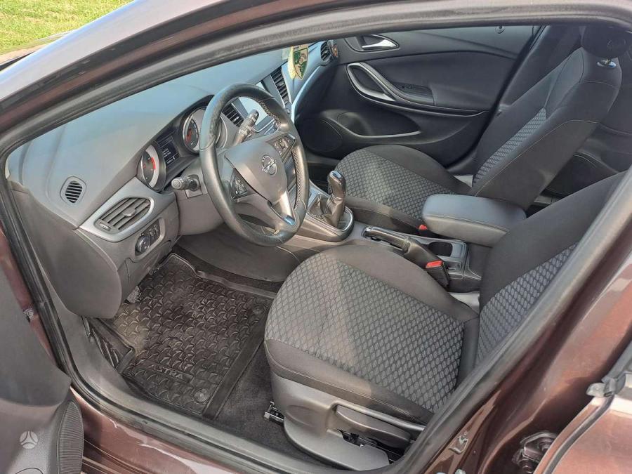 Brūns Opel Astra 2016 Kauņa, ar dzinēja tilpumu 1.60 L un nobraukumu 248 tūkst. km par 5500 €, foto 9 vietnē AUTOMOTO.COM.LV