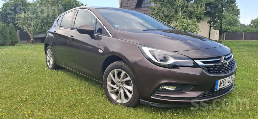 Brown Opel Astra 2017 in Riga, with an engine capacity of 1.40 L and mileage of 62 thousand km for 9500 €, photo 4 on AUTOMOTO.COM.LV