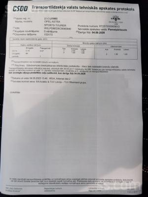 Brown Opel Astra 2012 in Riga, with an engine capacity of 1.60 L and mileage of 164 thousand km for 4450 €, photo 17 on AUTOMOTO.COM.LV
