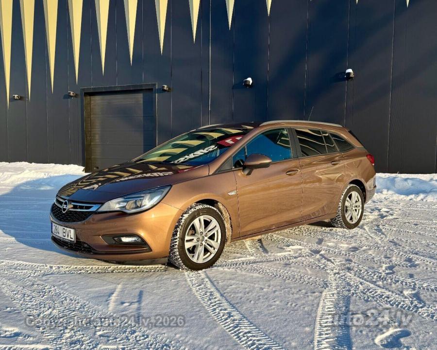 Brūns Opel Astra 2017 Tallina, ar dzinēja tilpumu 1.40 L un nobraukumu 128 tūkst. km par 8200 €, foto 2 vietnē AUTOMOTO.COM.LV