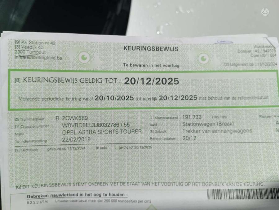 Brūns Opel Astra 2018 Kauņa, ar dzinēja tilpumu 1.60 L un nobraukumu 225 tūkst. km par 5750 €, foto 26 vietnē AUTOMOTO.COM.LV