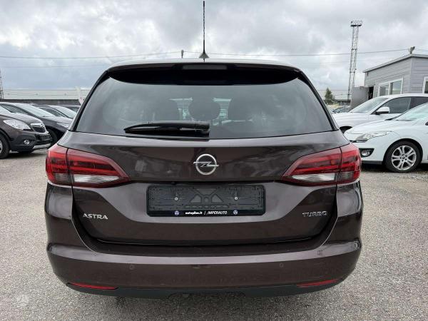 Brown Opel Astra 2018 in Kaunas, with an engine capacity of 1.40 L and mileage of 116 thousand km for 6950 €, photo 6 on AUTOMOTO.COM.LV
