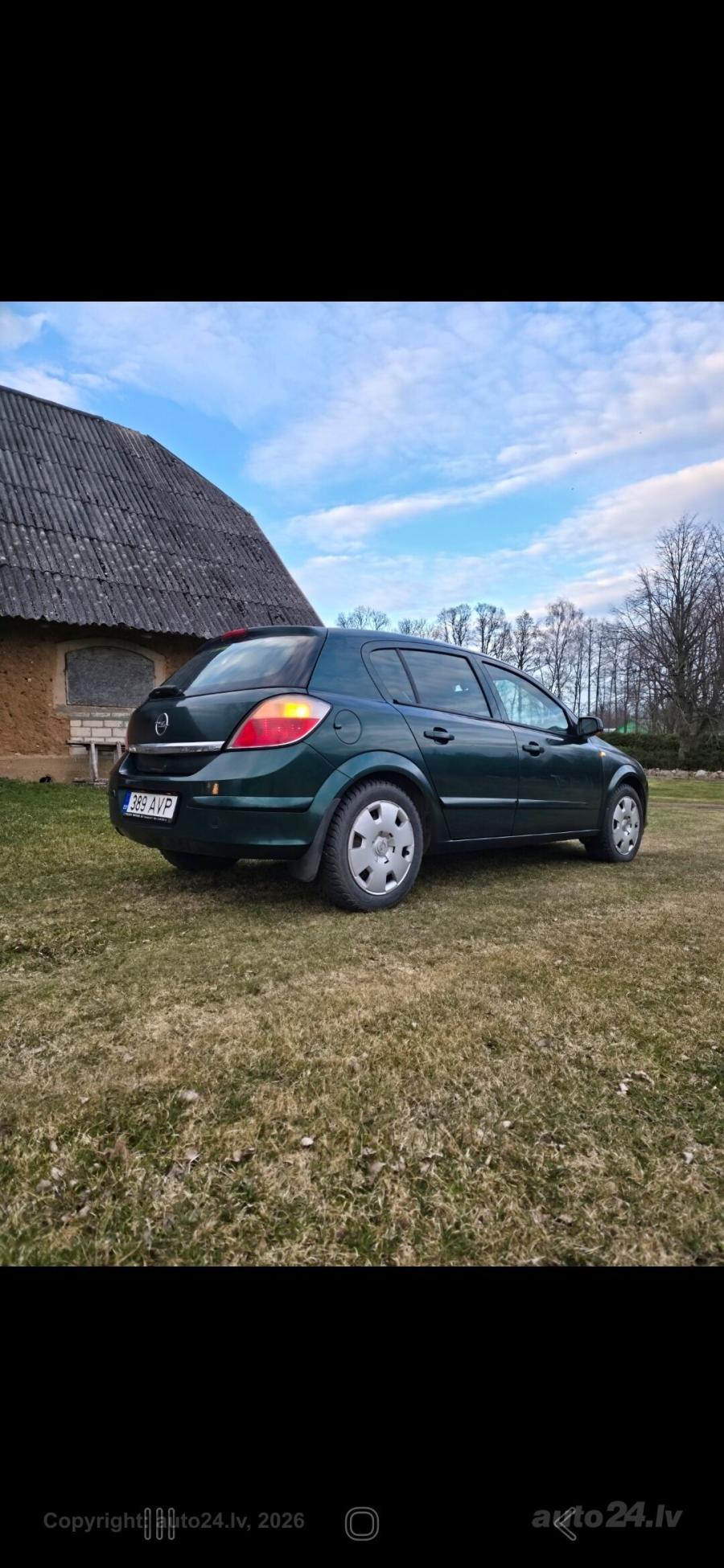 Green Opel Astra 2005 in Elva, with an engine capacity of 1.80 L and mileage of 423 thousand km for 1199 €, photo 4 on AUTOMOTO.COM.LV