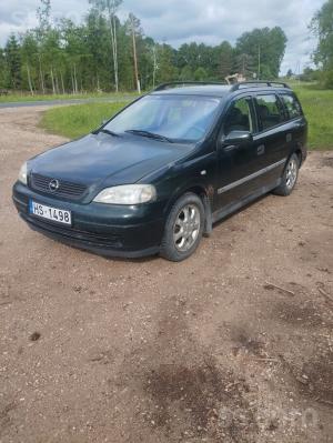 Zaļš Opel Astra 2001 Rīga, ar dzinēja tilpumu 1.60 L un nobraukumu 302 tūkst. km par 550 €, foto  vietnē AUTOMOTO.COM.LV