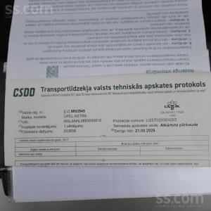 Pelēks Opel Astra 2007 Liepāja, ar dzinēja tilpumu 1.60 L un nobraukumu 207 tūkst. km par 2000 €, foto 10 vietnē AUTOMOTO.COM.LV