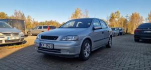 Grey Opel Astra 2001 in Valmiera, with an engine capacity of 1.60 L and mileage of 213 thousand km for 680 €, photo 7 on AUTOMOTO.COM.LV