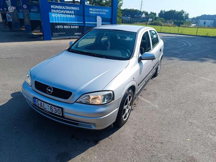 Pelēks Opel Astra 2001 Kauņa, ar dzinēja tilpumu 1.69 L un nobraukumu 315 tūkst. km par 800 €, foto 5 vietnē AUTOMOTO.COM.LV