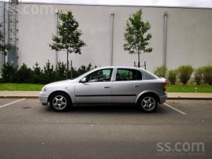 Pelēks Opel Astra 2002 Rīga, ar dzinēja tilpumu 1.60 L un nobraukumu 142 tūkst. km par 850 €, foto  vietnē AUTOMOTO.COM.LV