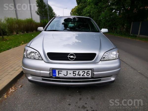 Grey Opel Astra 2002 in Riga, with an engine capacity of 1.60 L and mileage of 142 thousand km for 850 €, photo 8 on AUTOMOTO.COM.LV